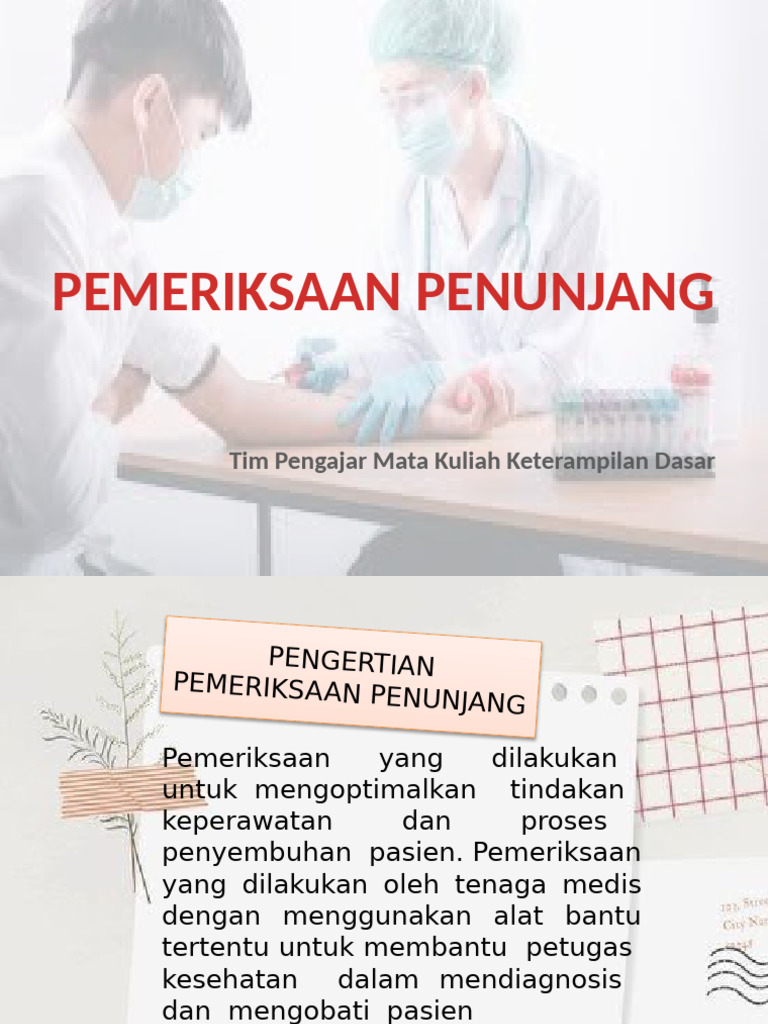 Pemeriksaan Penunjang | PDF