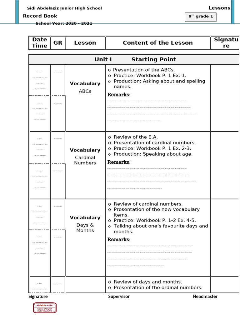 Sample Record Book 2 Full | PDF