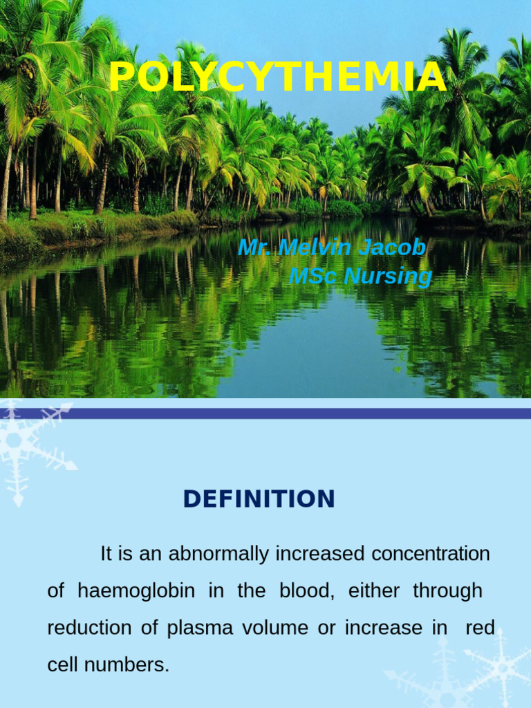 Understanding Polycythemia: Causes & Treatment | PDF | Blood | Clinical ...
