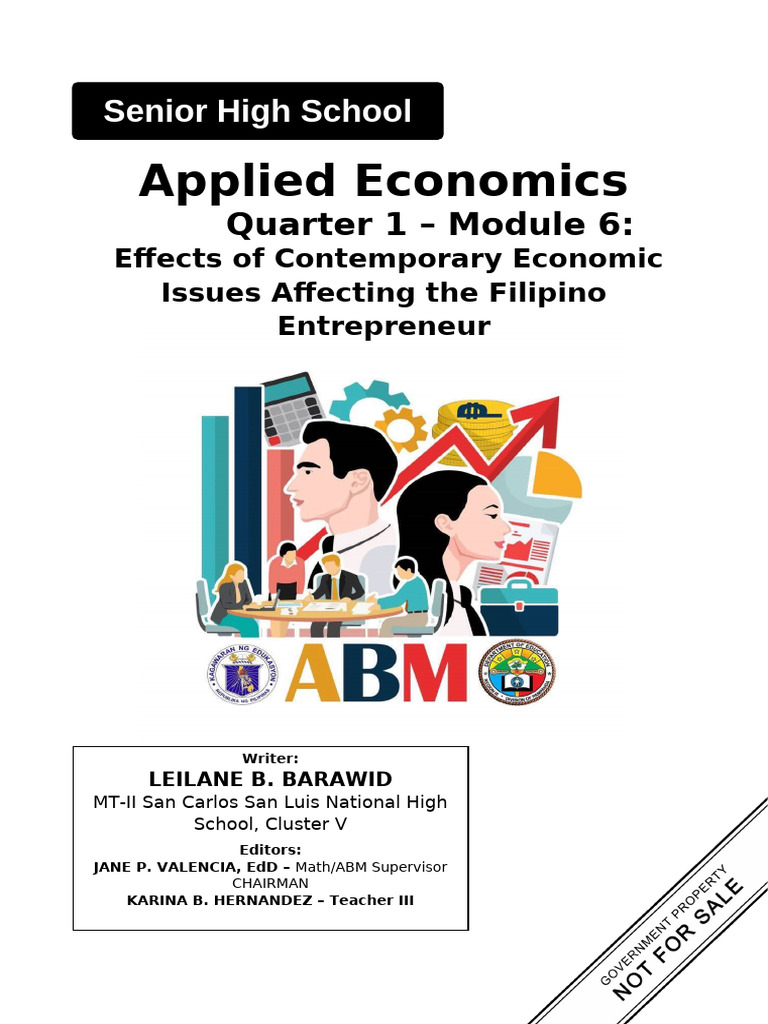 ABM - Applied Economics - Module 6 - Effects-of-Contemporary-Economic ...