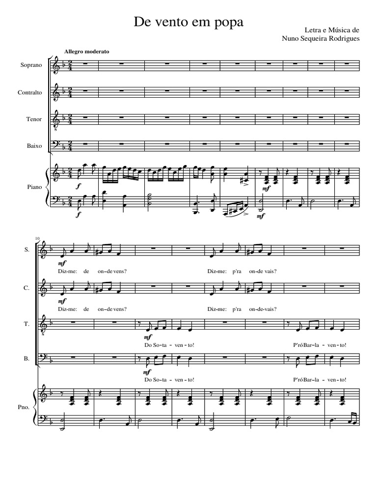 De Vento em Popa | PDF