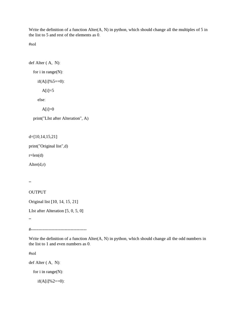 functions program | PDF