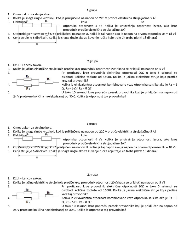 8 Elektricna Struja 201718 81 | PDF