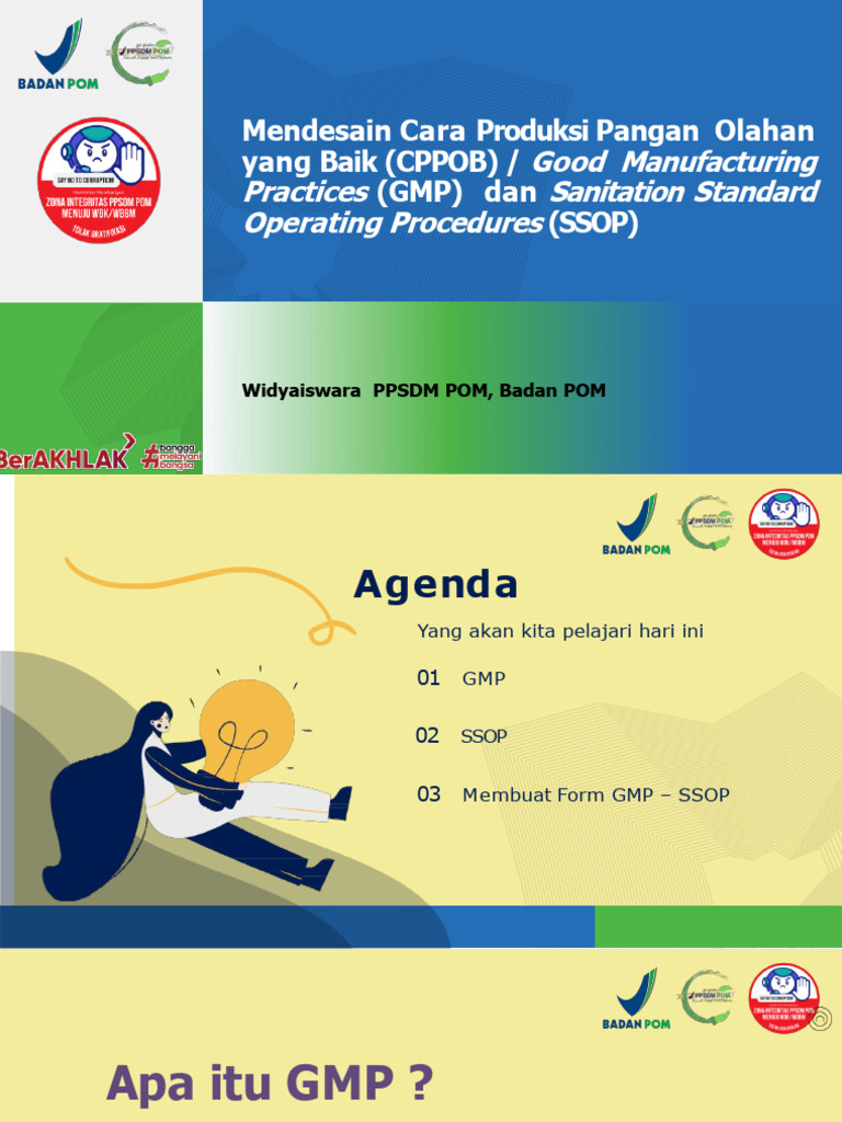 3. PPT - Bahaya Keamanan Pangan dan Mendisain GMP | PDF