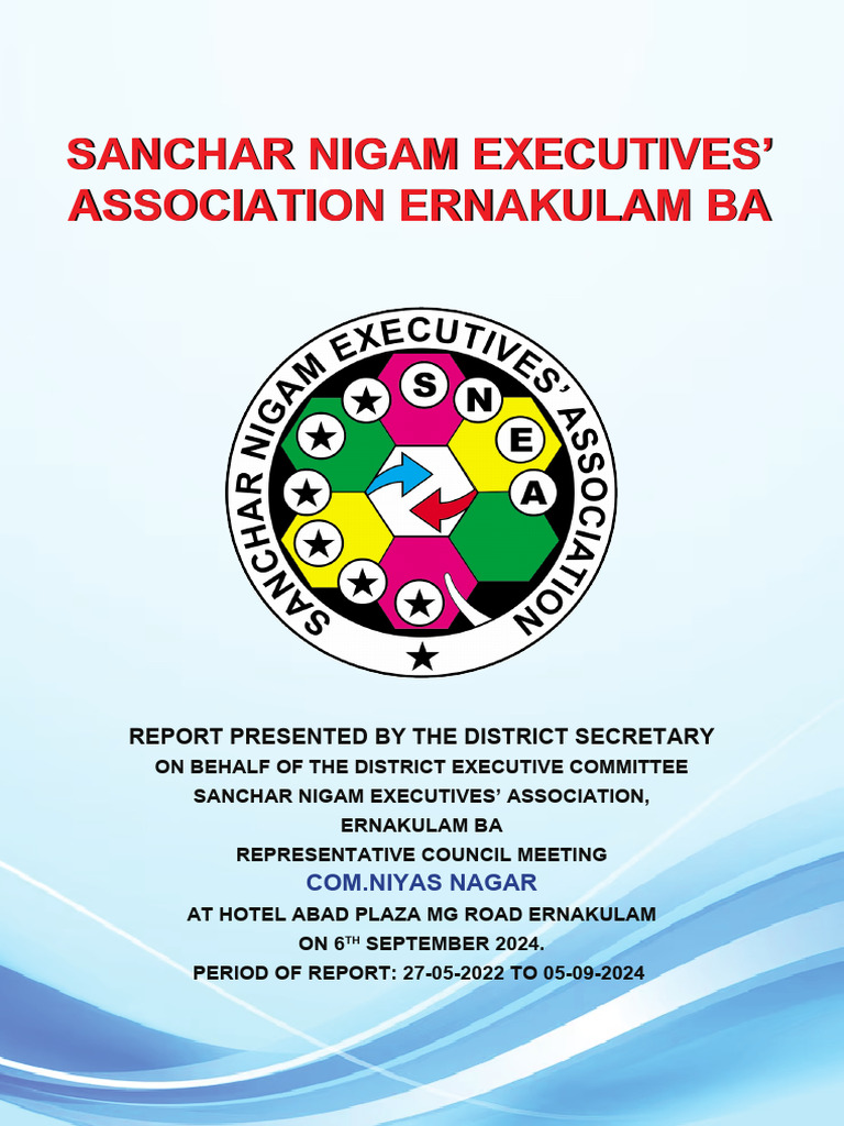 SNEA EKM District ExeCOM Report 2024-09 | PDF