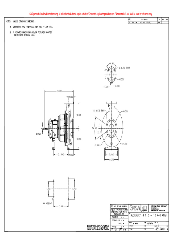 811 Dimensions 4x3-13 A40 | PDF