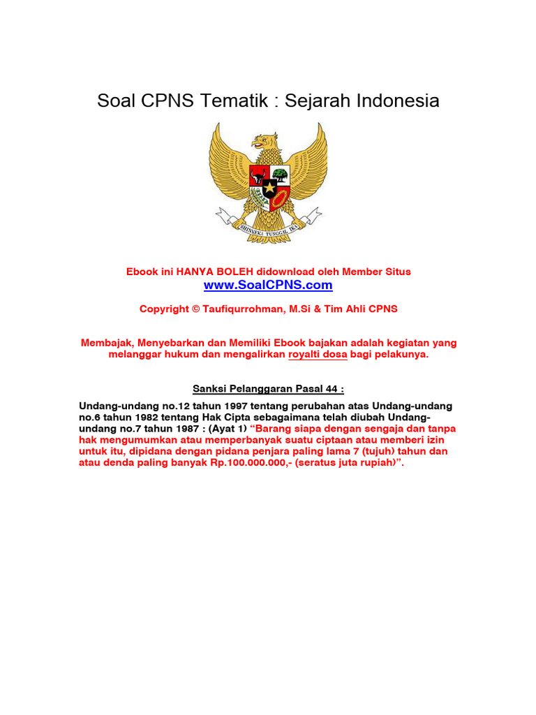 Sejarah Indonesia | PDF