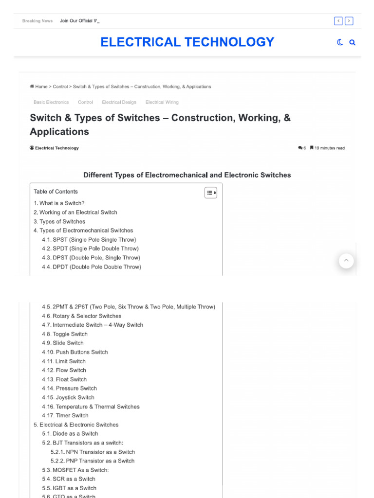 Switch | PDF