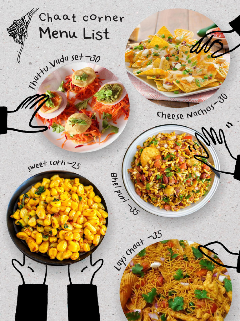 Chaat Corner Menu | PDF