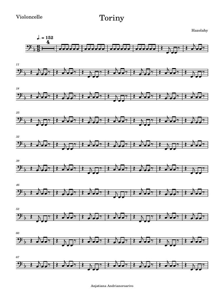 Toriny Violoncelle | PDF