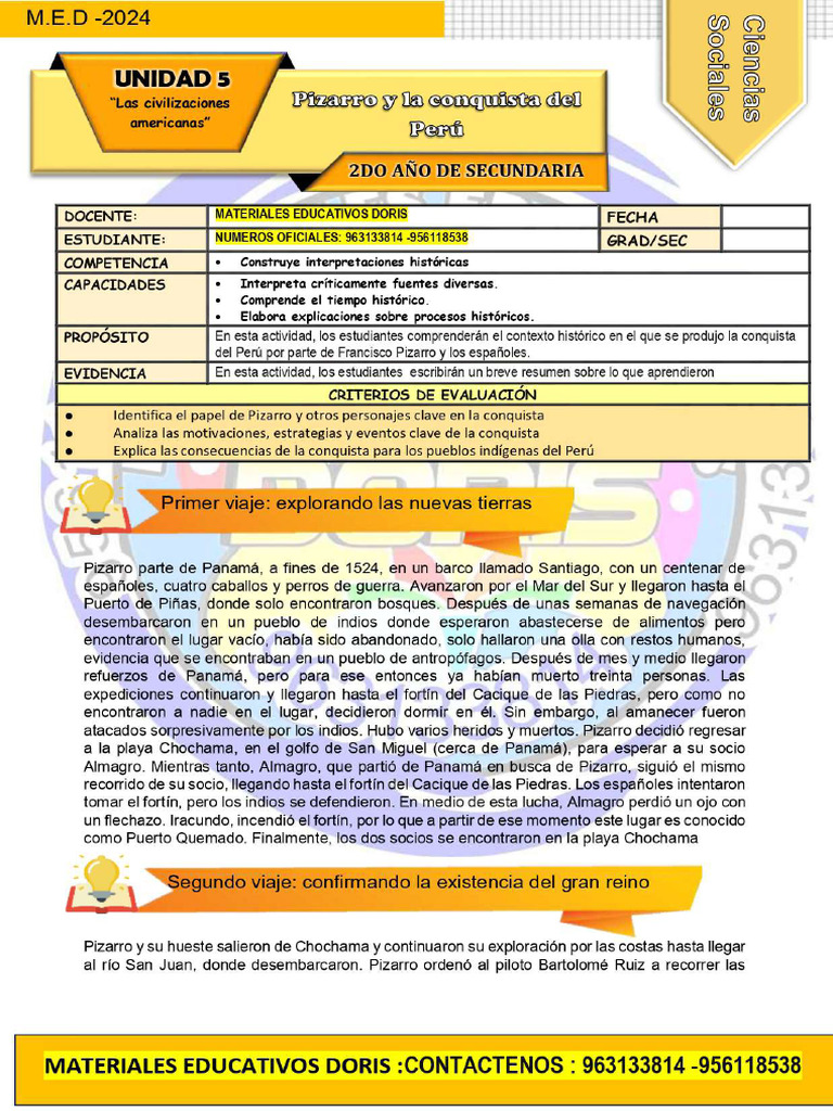 Resolucion CCSS 2° - Semana 3 | PDF