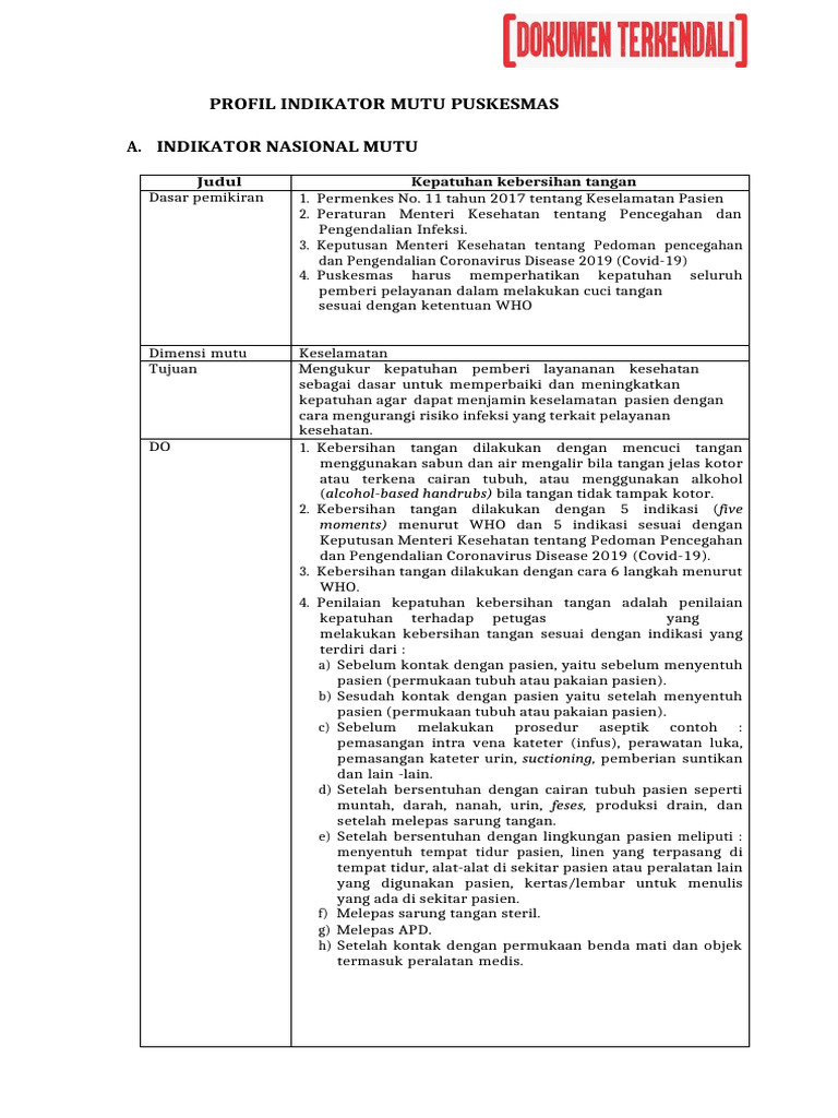 5.1.2.a PROFIL INDIKATOR MUTU PUSKESMAS 2024 | PDF