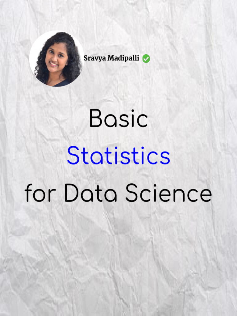 Basic Statistics For Data Science | PDF