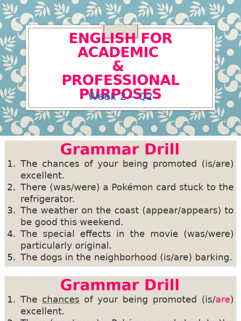 Eapp Week2 Q2 Ppt PART 1 | PDF