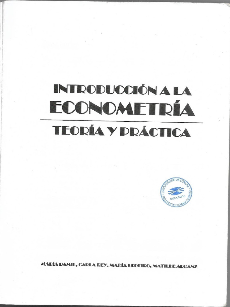 Econometría 2 | PDF