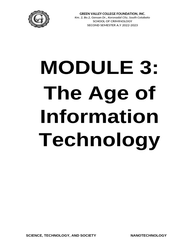 SCI-111-MODULE-3_CHAPTER-3 | PDF