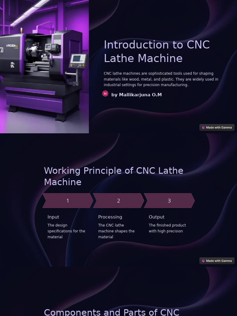 Introduction To CNC Lathe Machine | PDF