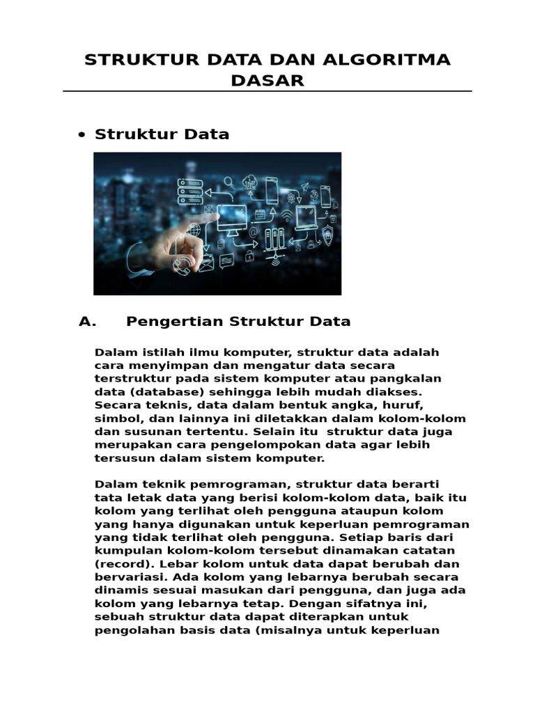 Algoritma Dan Struktur Data | PDF