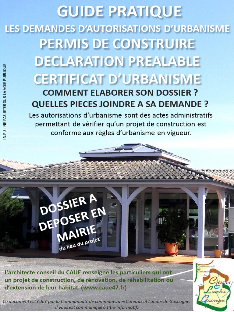 Guide Pratique Des Autorisations D' Urbanisme | PDF