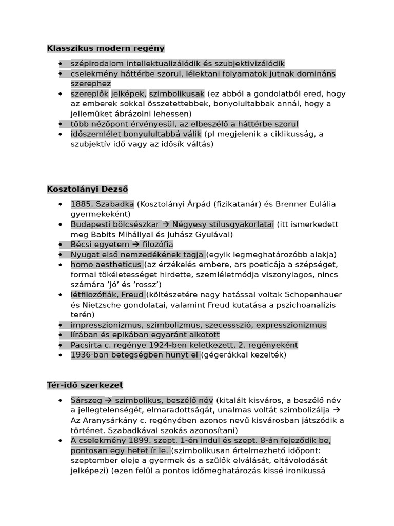Pacsirta | PDF