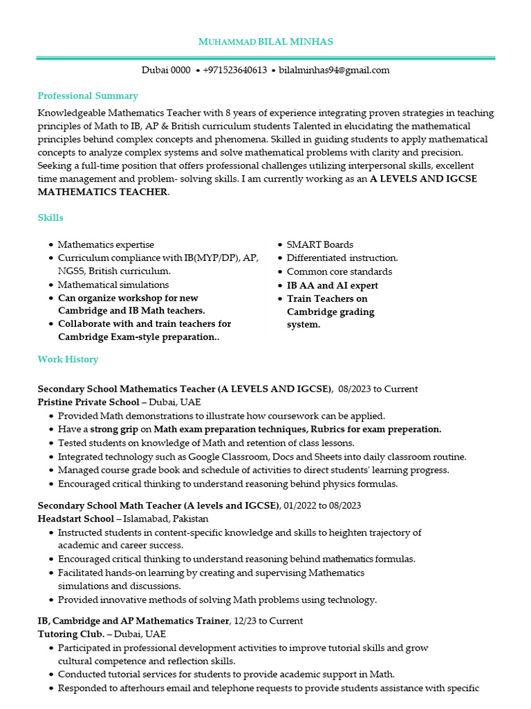 My Resume PDF | PDF