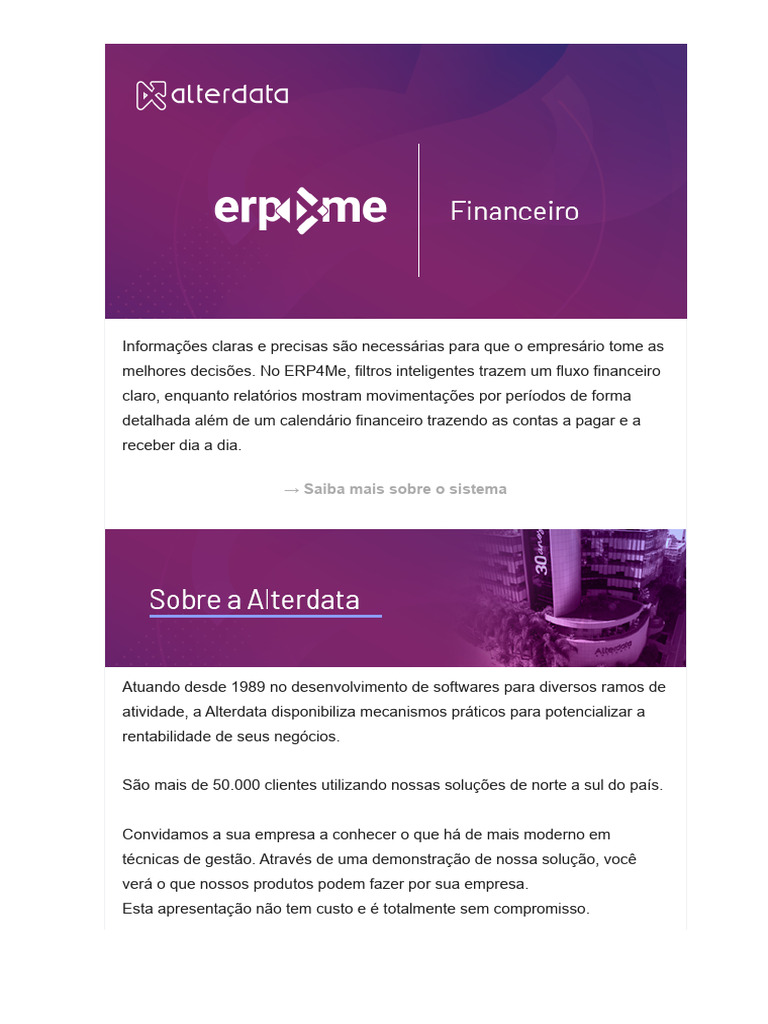 Alterdata Erp For | PDF