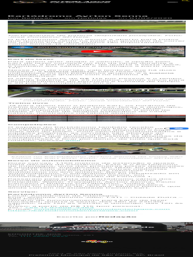 Kartódromo Ayrton Senna | PDF