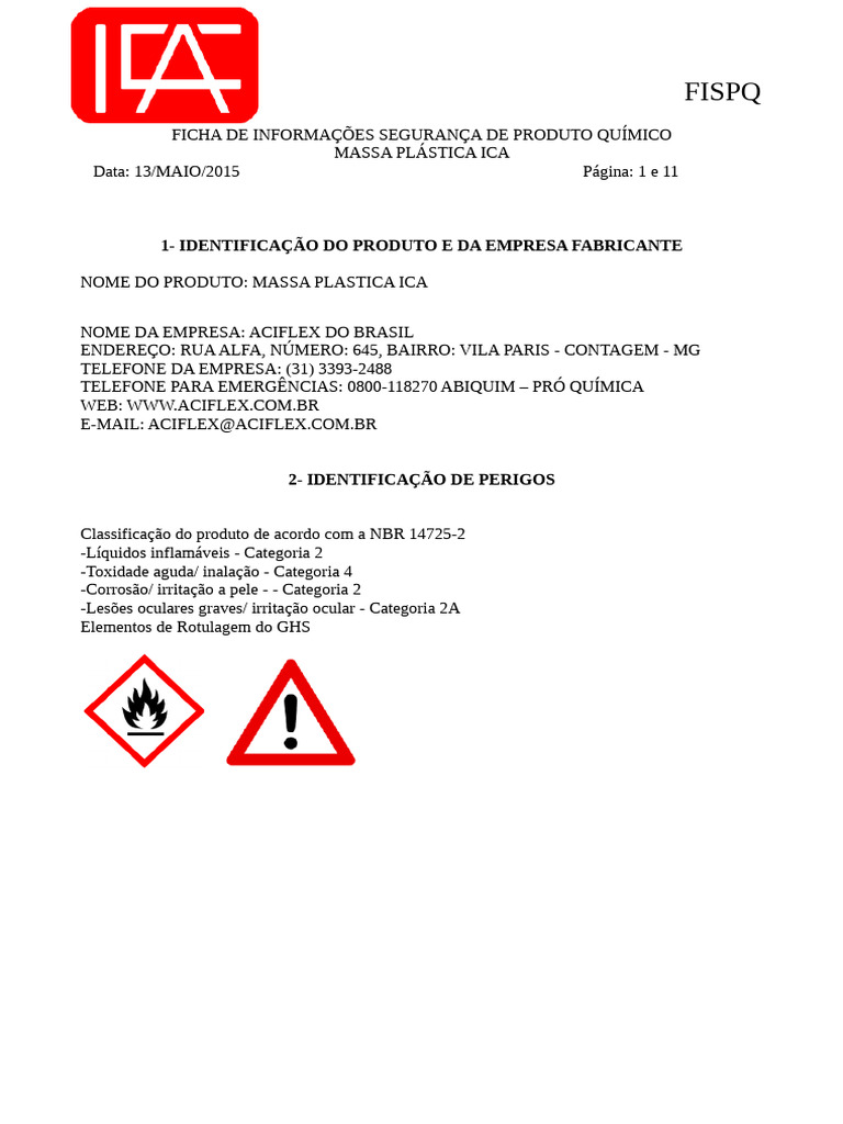 Fispq Massa Plastica | PDF