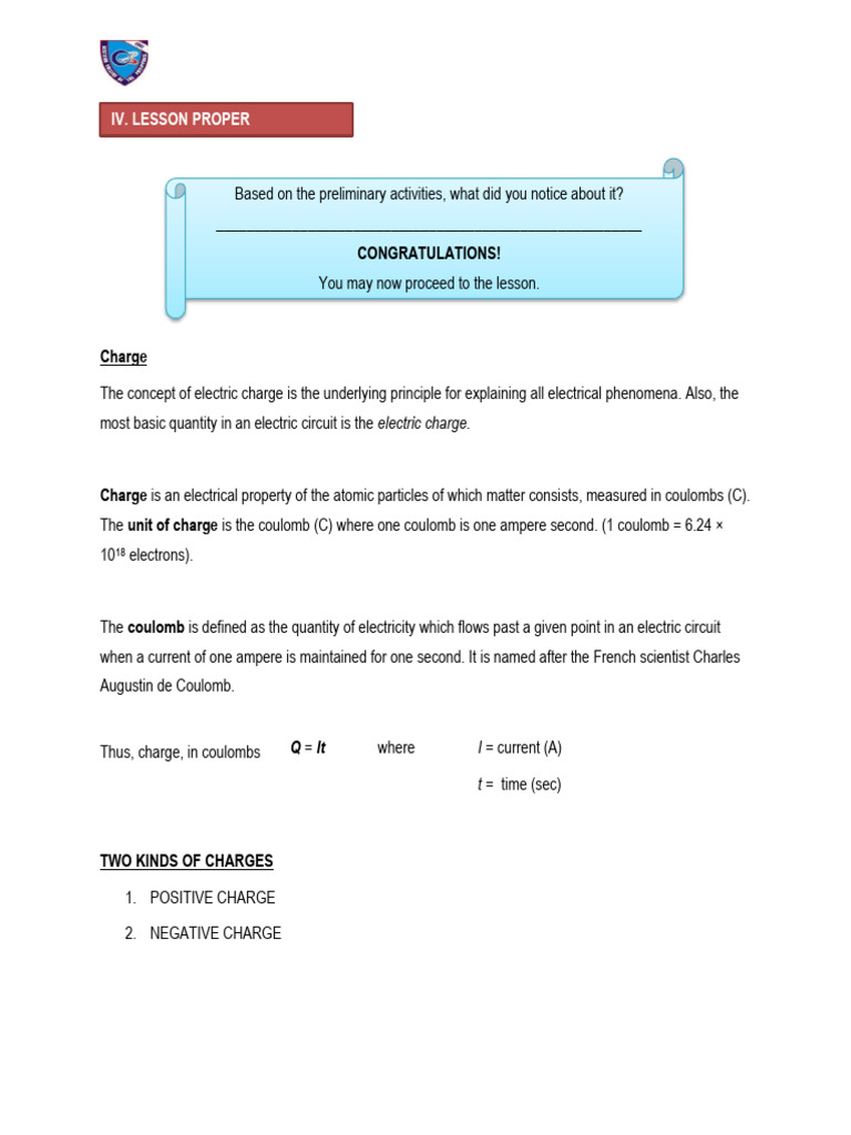 CIRCUITS Module3 Content Lesson | PDF