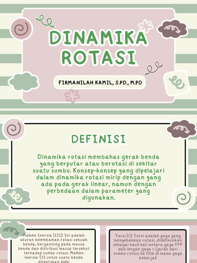 Dinamika Rotasi | PDF