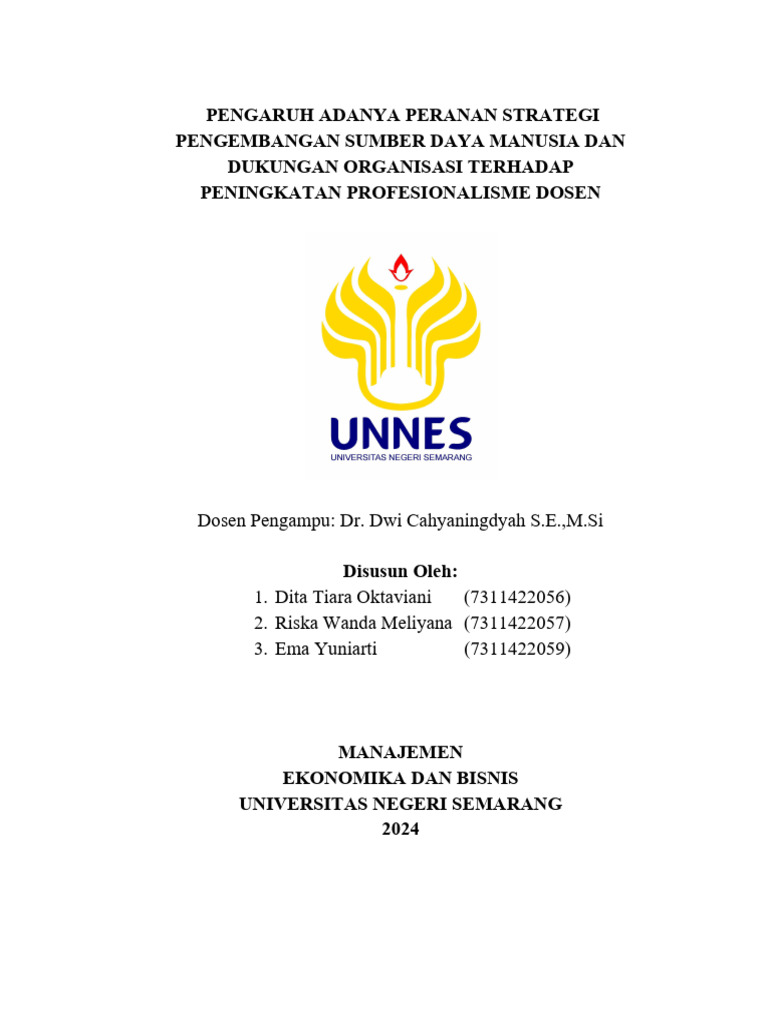 Kelompok 11 - Proposal - Metopen - MSDM (Sudah Fix) | PDF