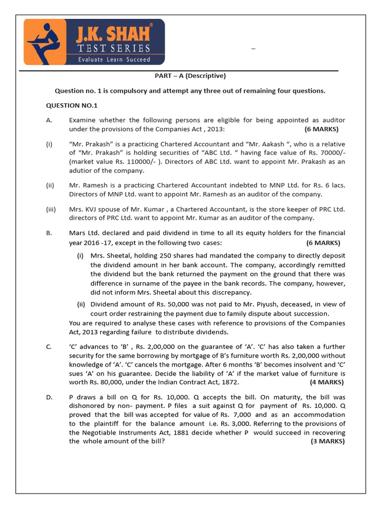 Cim 8636 Law Question Paper | PDF