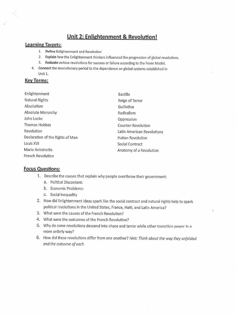 Unit 2 WHB 2024 | PDF