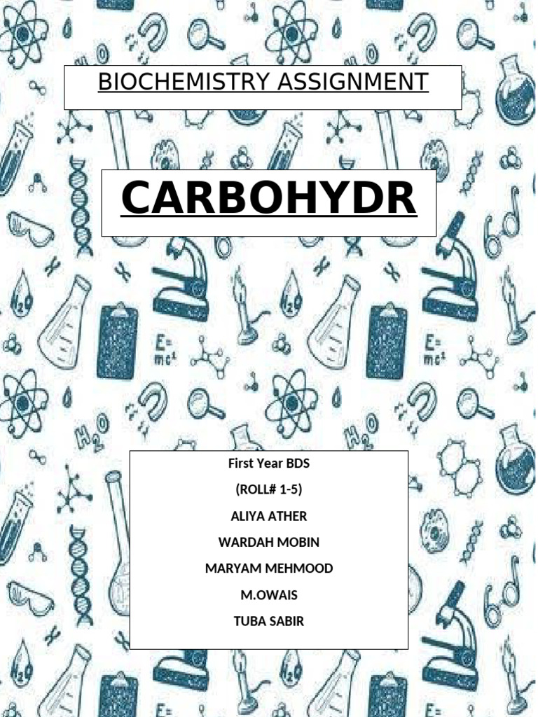 Title Page (Biochemistry) | PDF