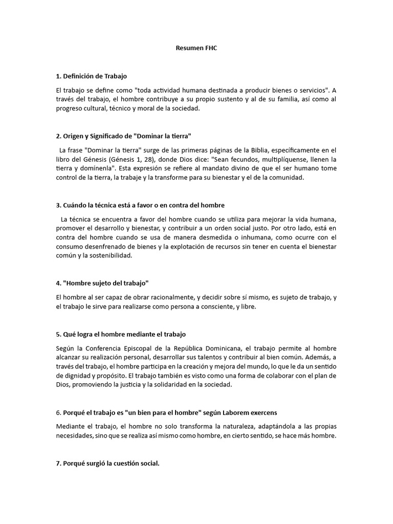 Resumen FHC | PDF