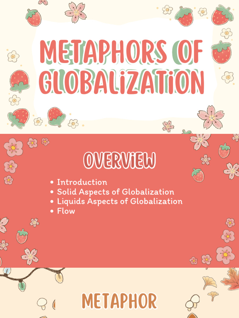Metaphors of Globalization: Solid and Liquid | PDF | Globalization