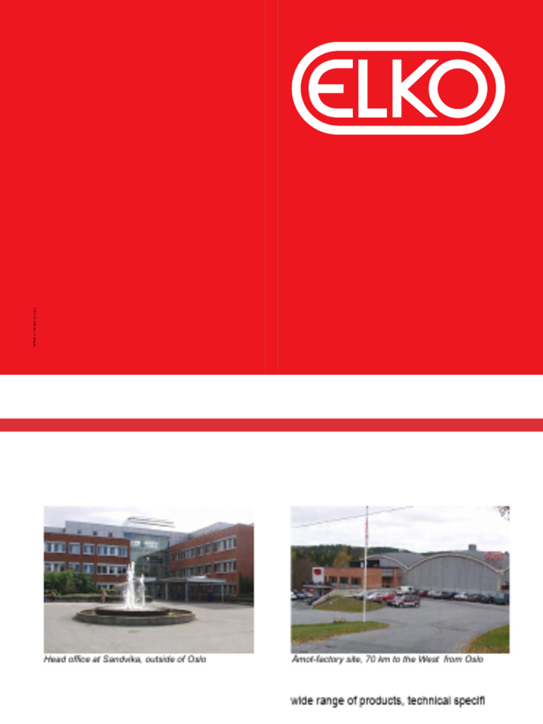 ELKO Export Catalogue | PDF