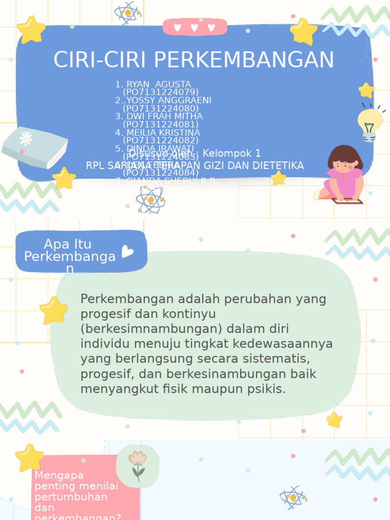 Ciri-Ciri Perkembangan Anak | PDF
