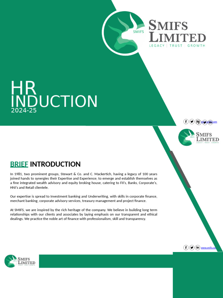 HR Induction PPT_Version | PDF