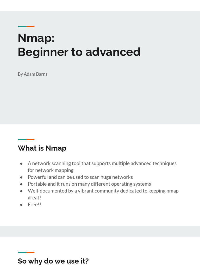 Nmap Beginner To Advanced | PDF