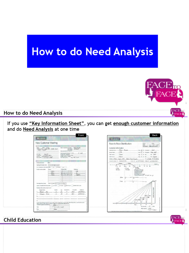 How To Do Need Analysis | PDF