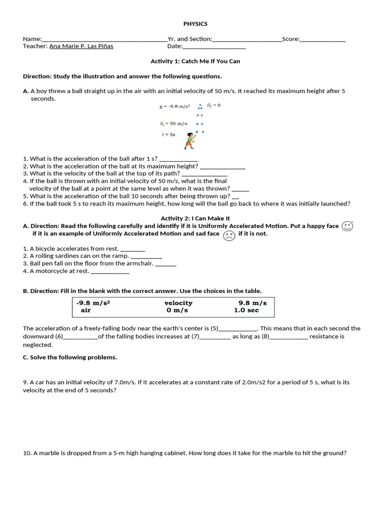 ACTIVITY and SUMMATIVE | PDF