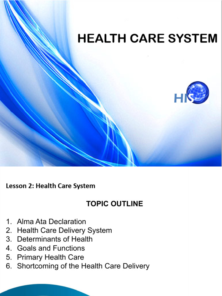 Health Care System | PDF