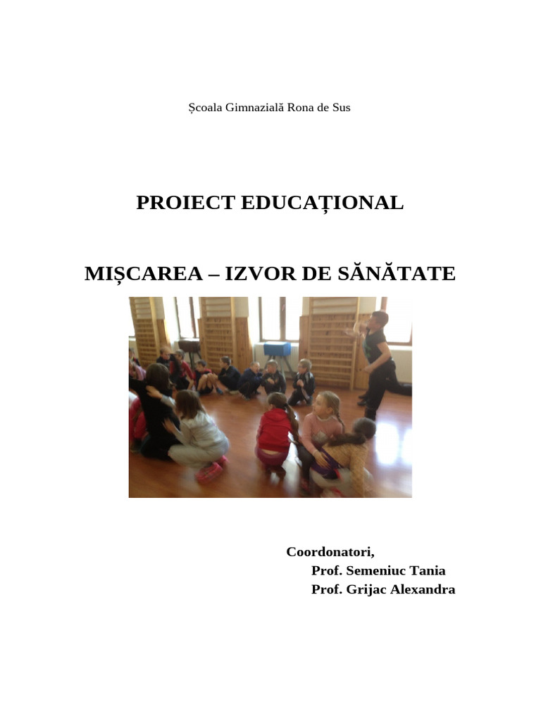 Miscarea Izvor de Sanatate | PDF