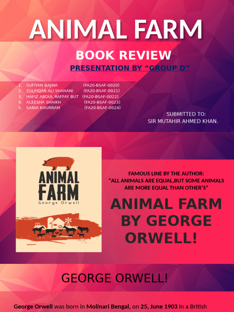 ANIMAL FARM Slides Final | PDF