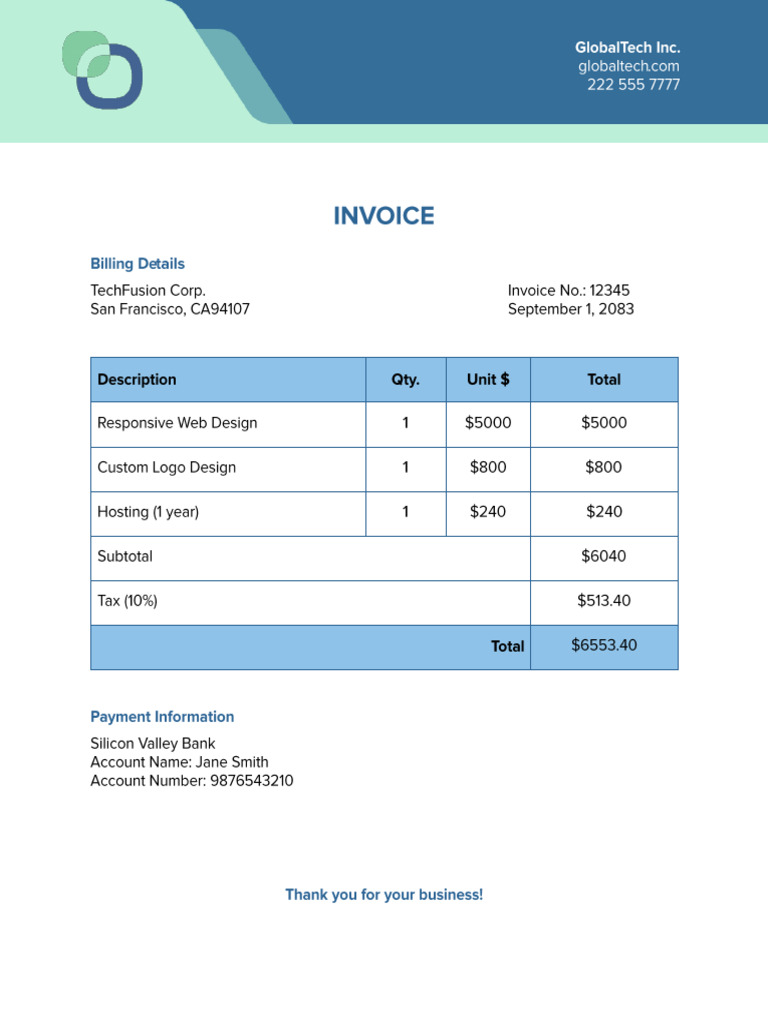 Invoice Template | PDF