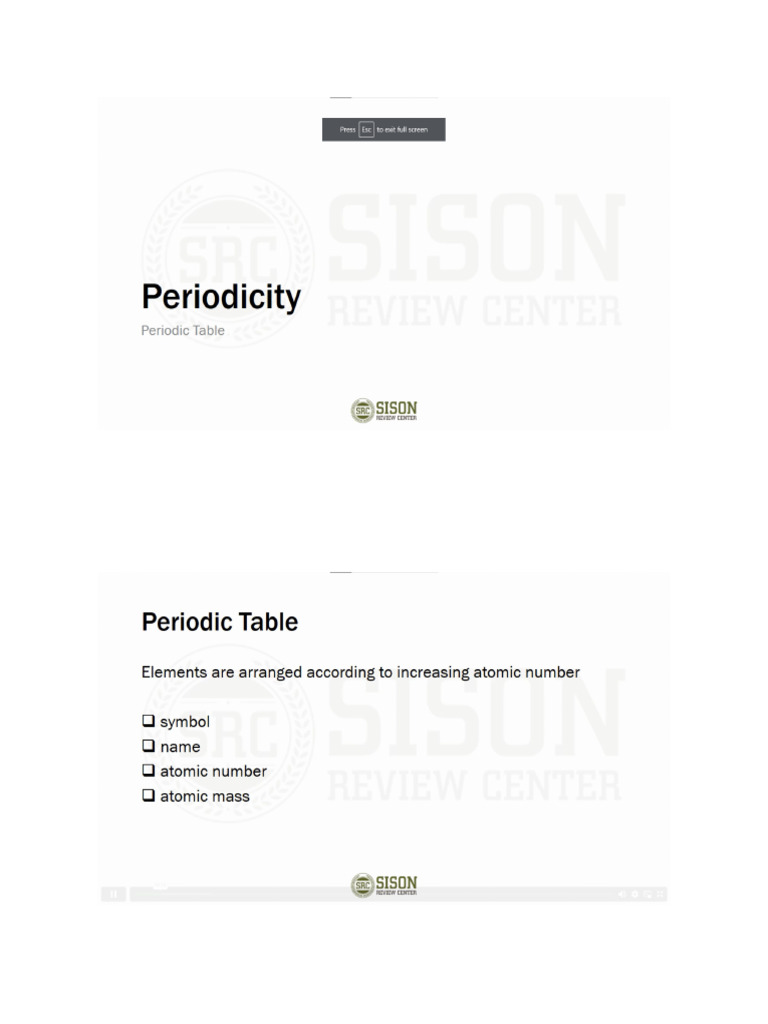 Periodicity PDF | PDF