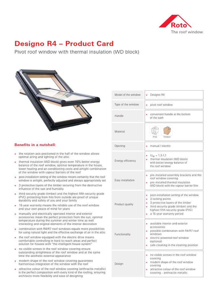 ROTO_Product_Card_-_R4 | PDF