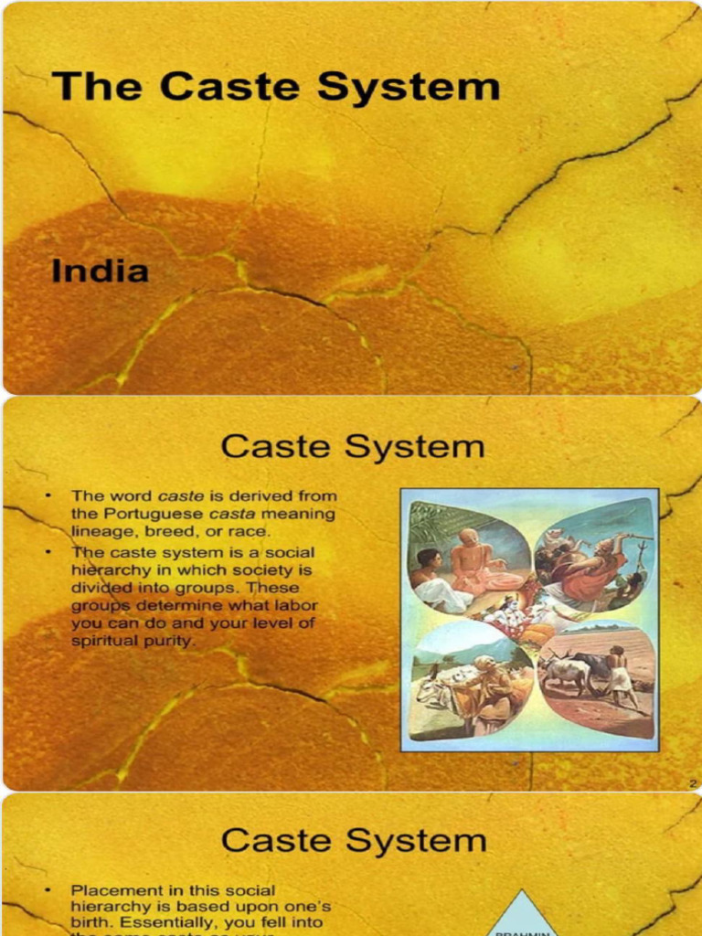 Caste System in Hnduism | PDF