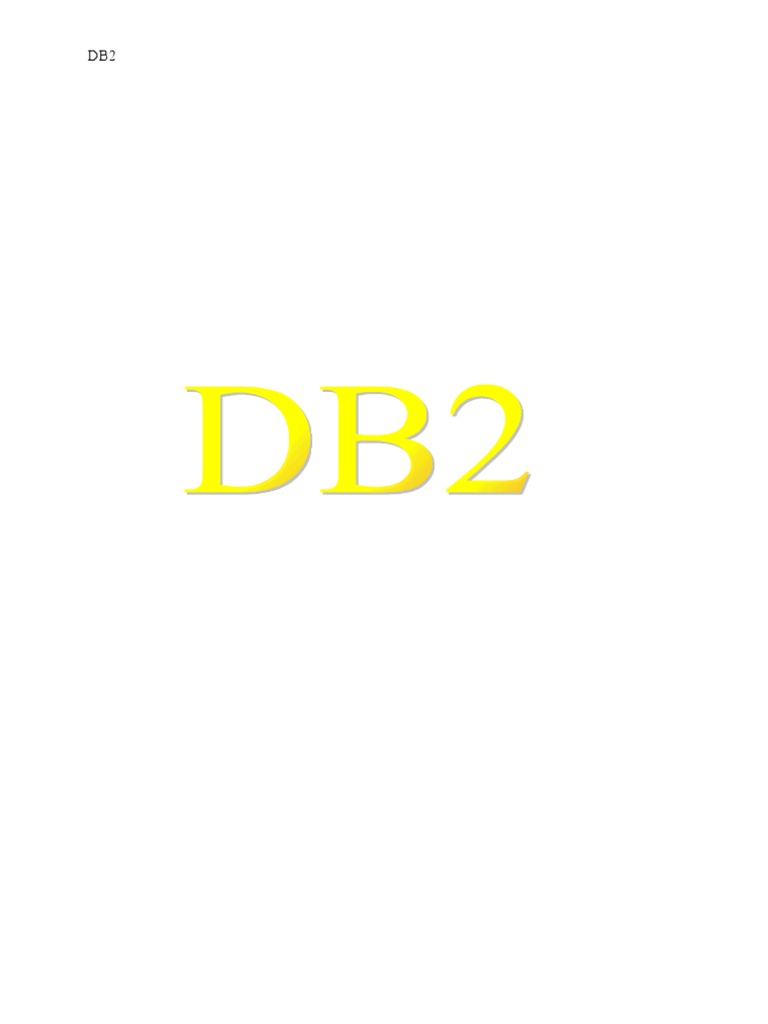 DB2 Manual | PDF | Database Index | Relational Database